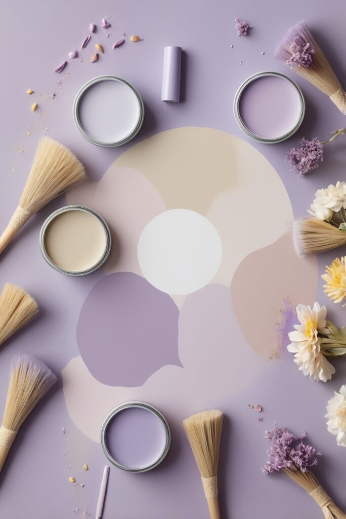 Delicate Shades 2024: Lilac and Silver Palette