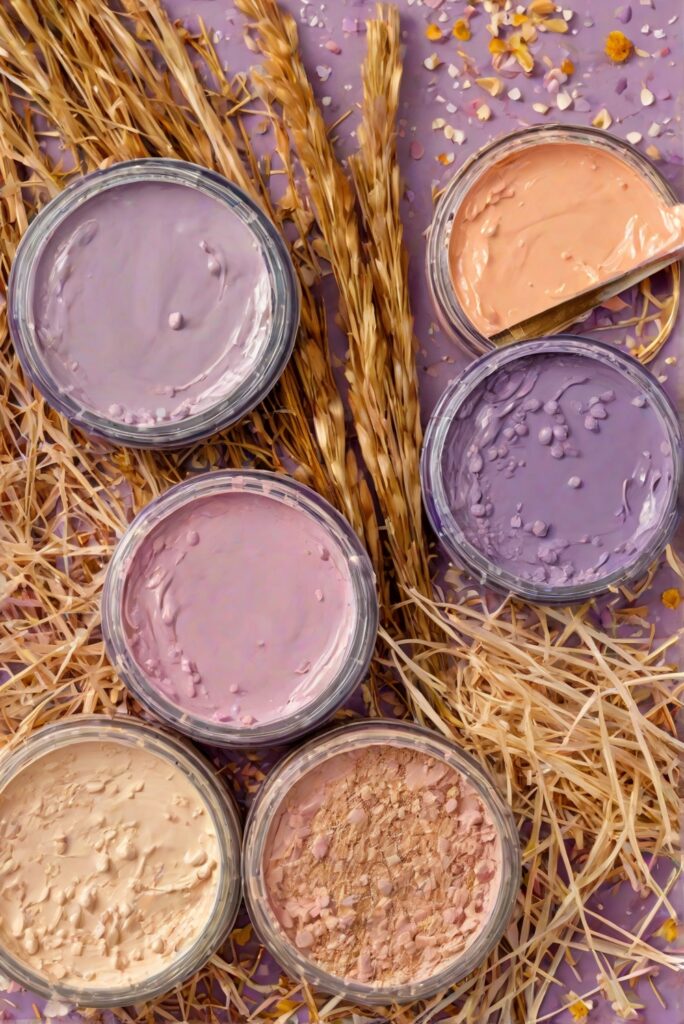 Serene and Warm 2024: Lilac and Peach Palette