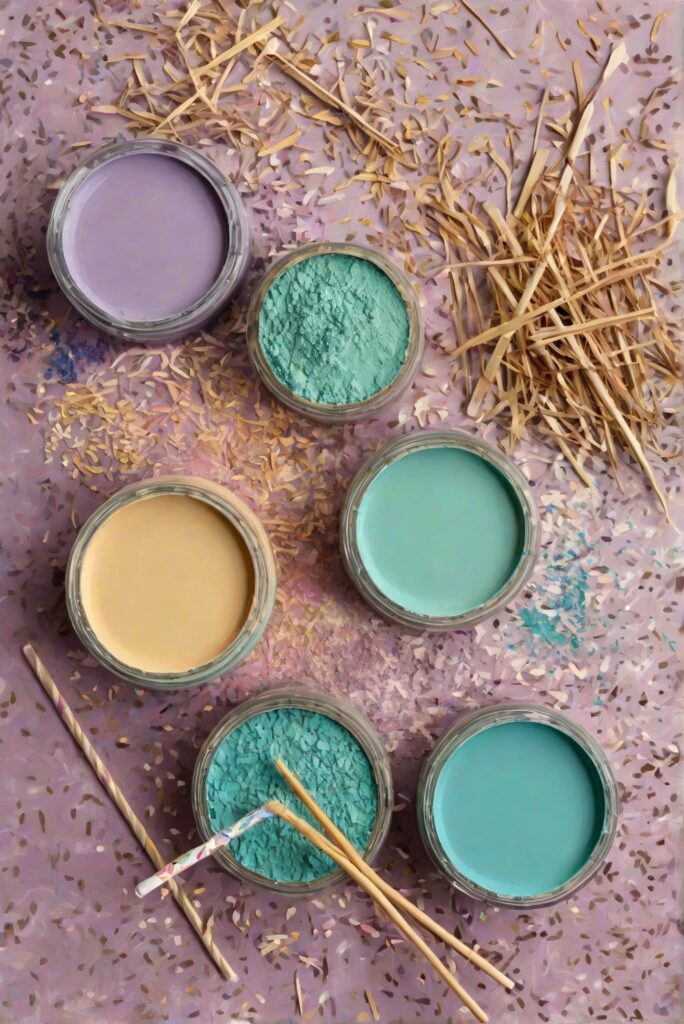Boho Bliss 2024: Turquoise and Mauve Color Harmony