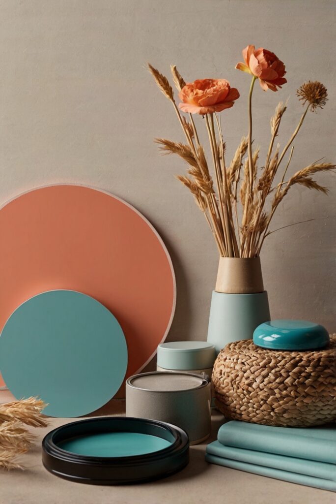 Bright and Bold: Coral and Teal Color Harmony for 2024