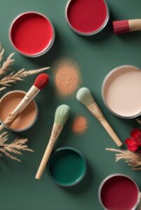 Jewel Tones 2024: Emerald Green and Ruby Red Palette