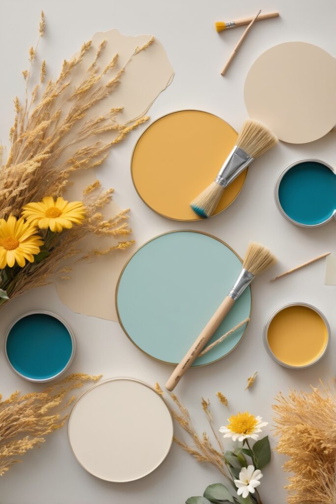 Bright and Bold: Goldenrod and Turquoise Color Harmony for 2024