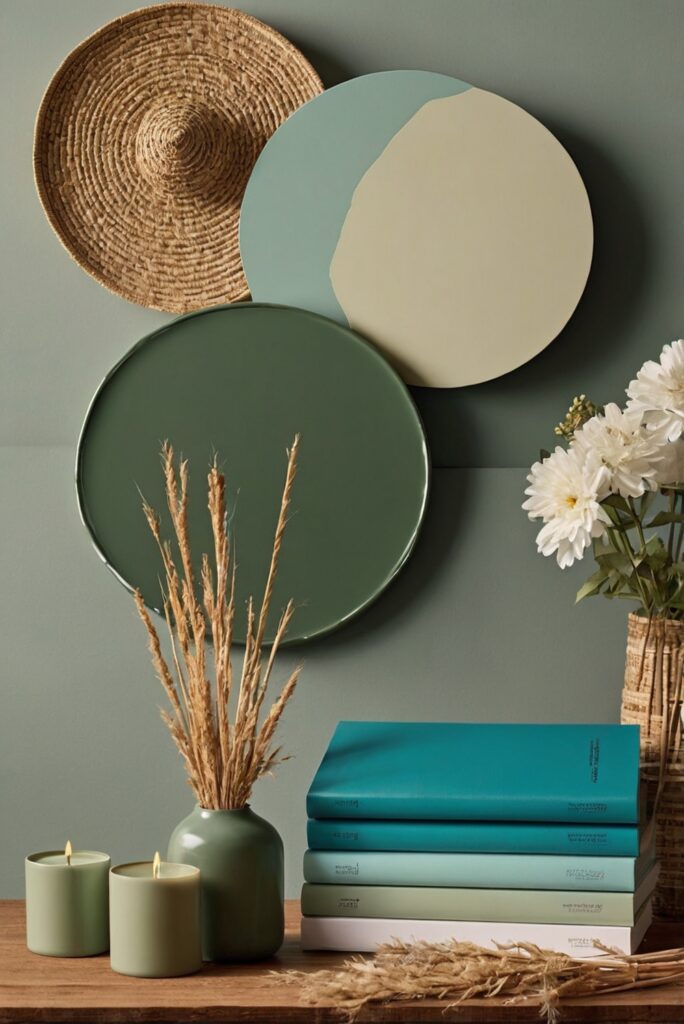 Natural and Bright: Olive Green and Turquoise Color Harmony for 2024