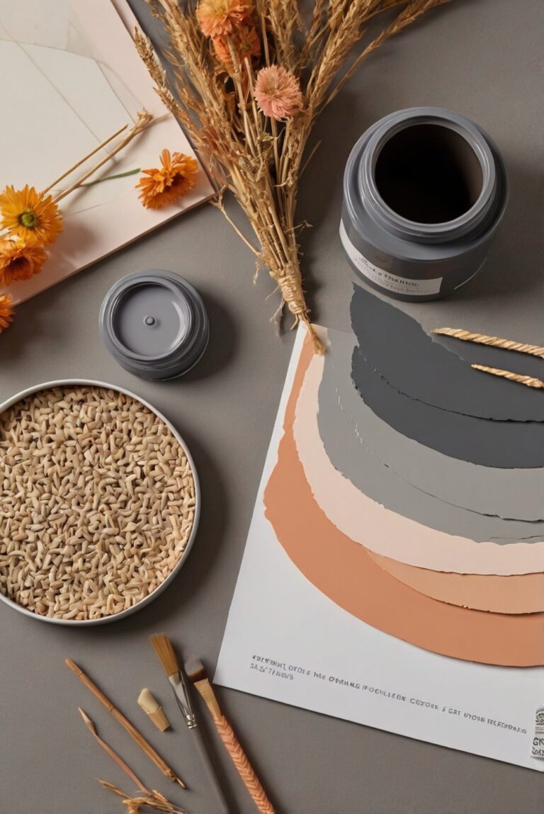 Urban and Warm: Slate Gray and Peach Color Harmony for 2024