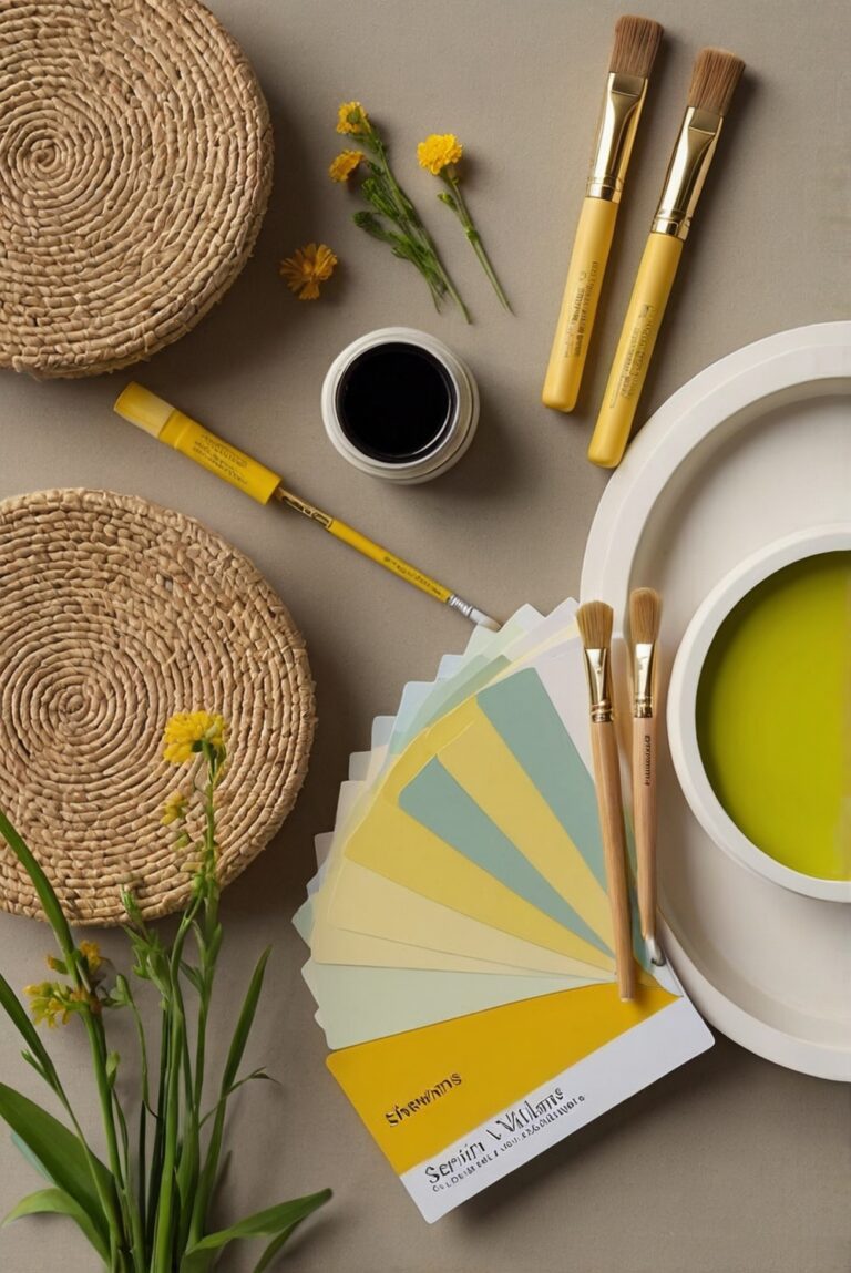 Vibrant Contrast: Bright Yellow and Turquoise Palette