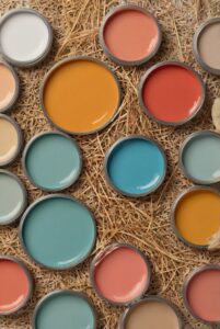 Vibrant Coastal: Coral and Turquoise Palette 2024