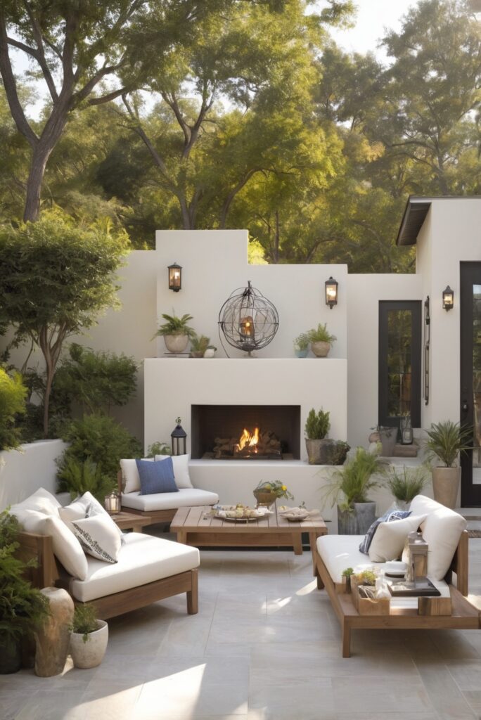 What Are Some Practical and Stylish Designs for Rectangle Patio Spaces?