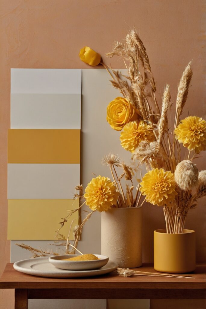 How to Make Home Harmony: Terra Cotta and Lemon Yellow Earthy Brightness