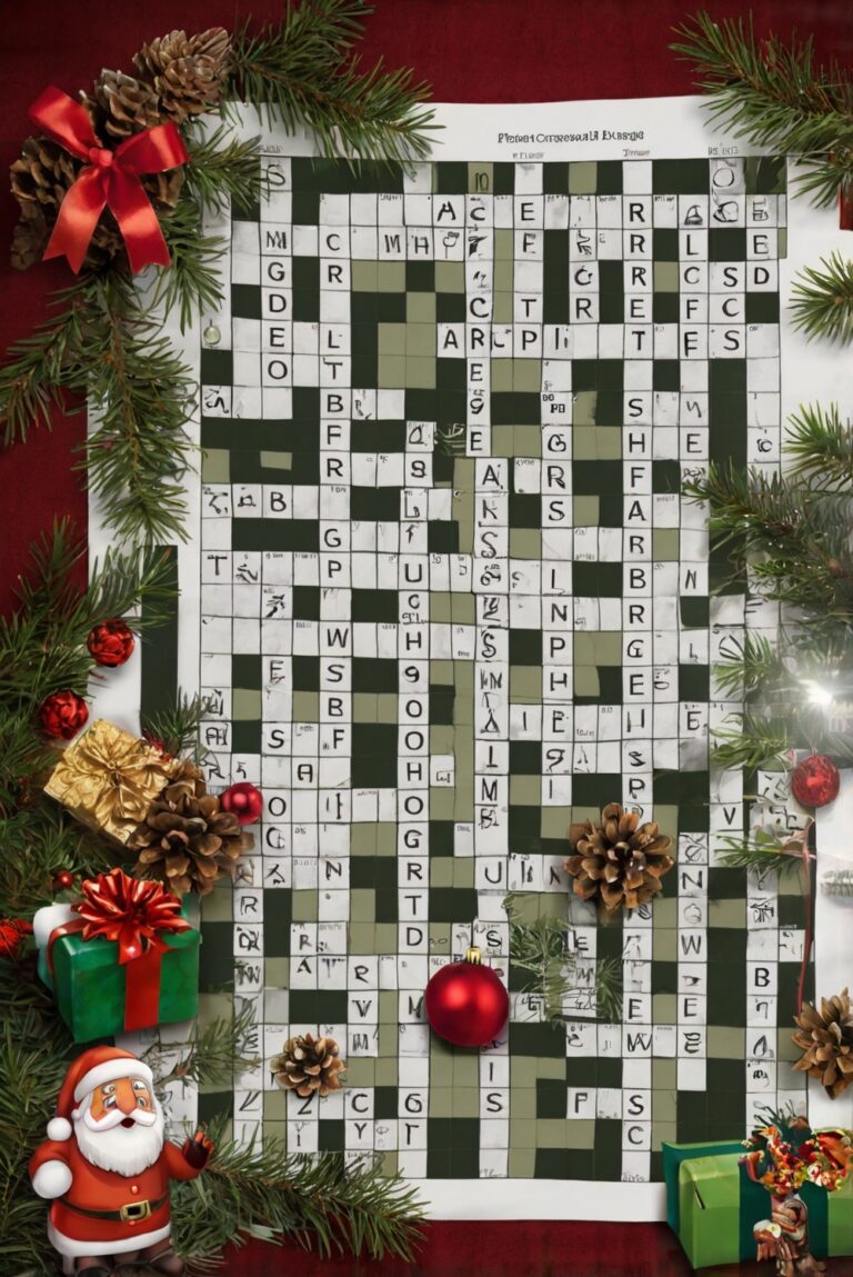 Where to Find Printable Christmas Crossword Puzzles (Holiday Fun with ...