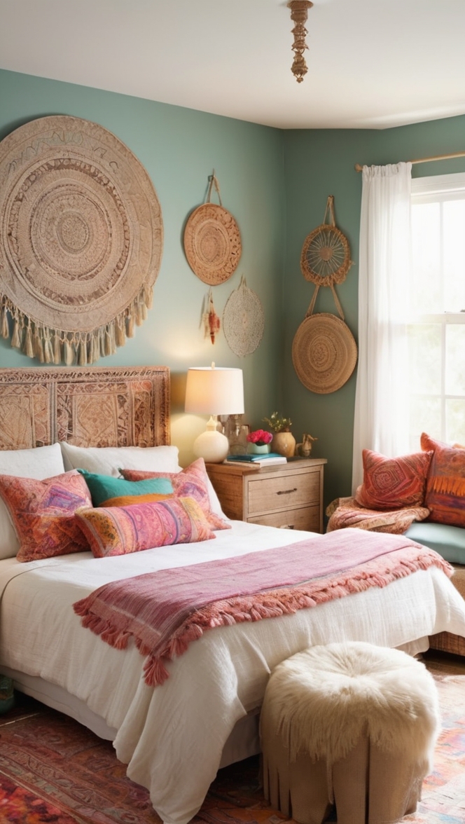 What are some creative ways I can incorporate boho master room bedroom ...