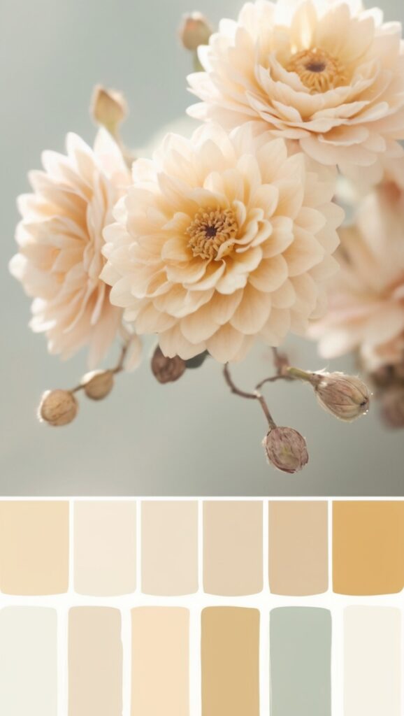 How can I incorporate the cream color palette into my home decor?