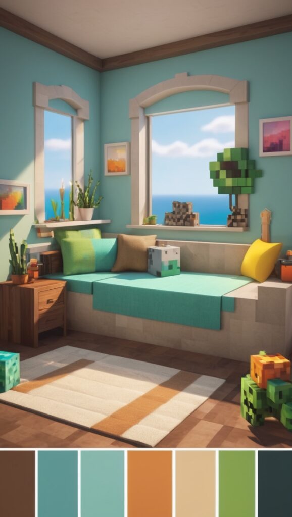 What are your favorite colors from the Minecraft color palette?