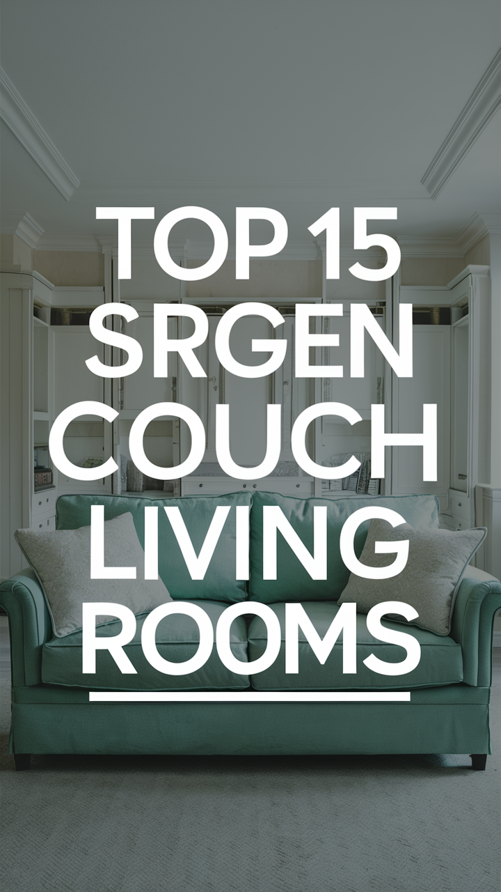 How can I style my sage green couch in the living room?