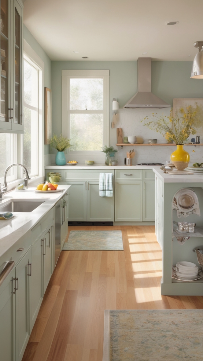 How can I enhance my kitchen with a sliding door design?